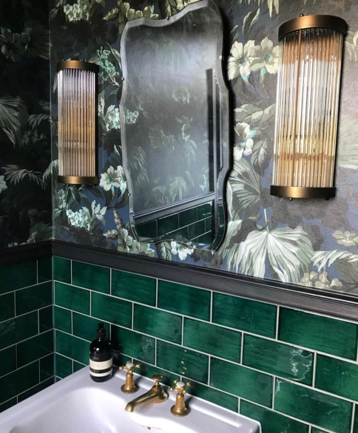 Dark tile bathroom ideas for a moody style - Style Your Sanctuary